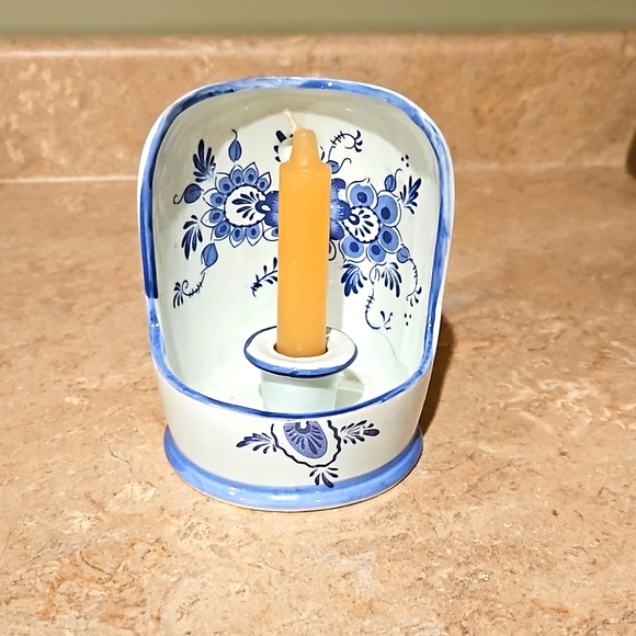 Delft | Accents | Delft Ceramic Candle Holder | Poshmark
